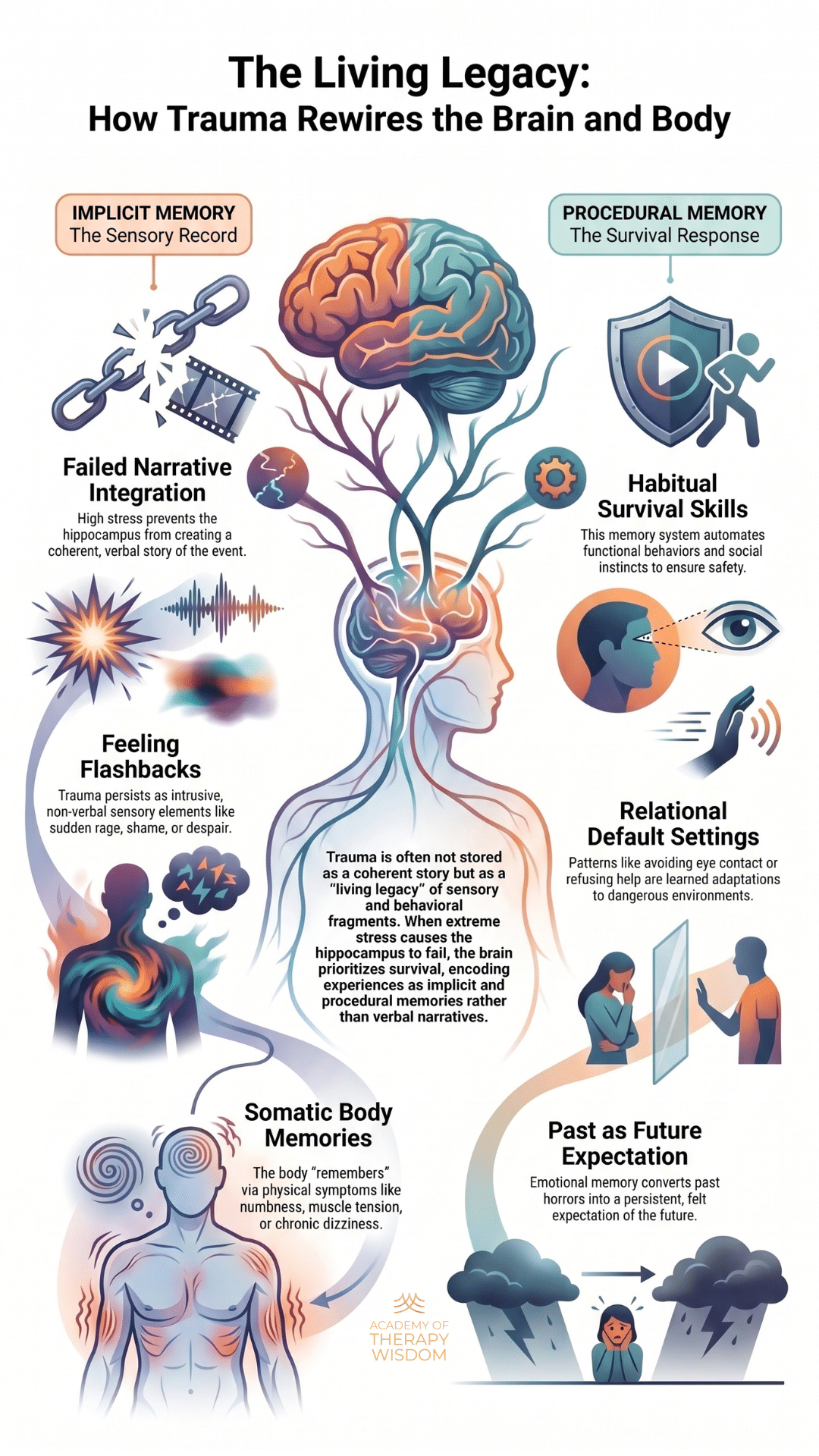 Understanding How the Body Stores Trauma as Implicit and Procedural ...